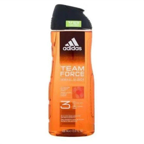 Adidas Team Force 3In1 Shower Gel 400ml - Cosmetics Fragrance Direct ...