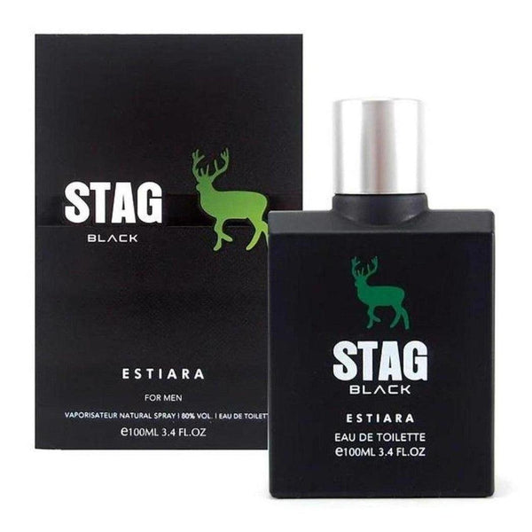 Estiara Stag Black Eau De Toilette 100ml - Cosmetics Fragrance Direct ...