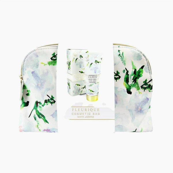 Fleurique Cosmetic Bag + White Jasmine Hand Cream 100ml - Cosmetics ...