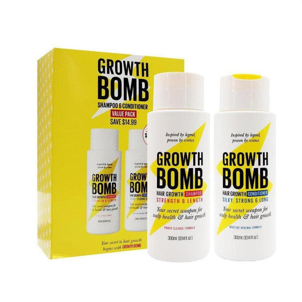 Growth Bomb Shampoo & Conditioner Value Pack 2x300ml - Cosmetics ...