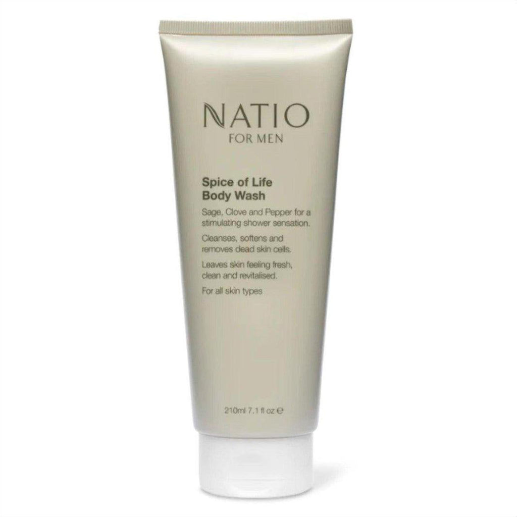 Natio For Men Spice Of Life Body Wash 210ml - Cosmetics Fragrance ...