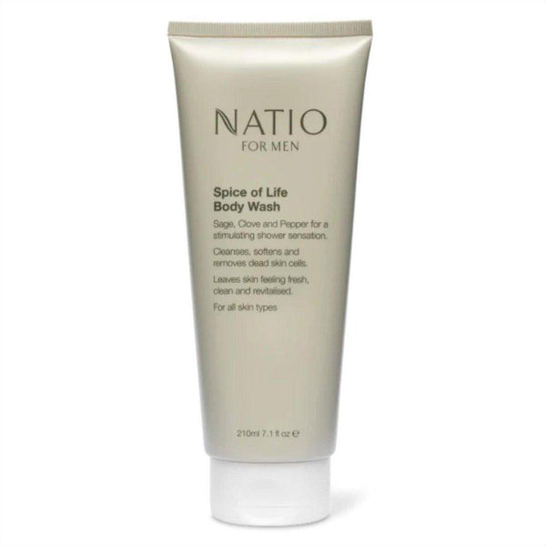 Natio For Men Spice Of Life Body Wash 210ml - Cosmetics Fragrance ...