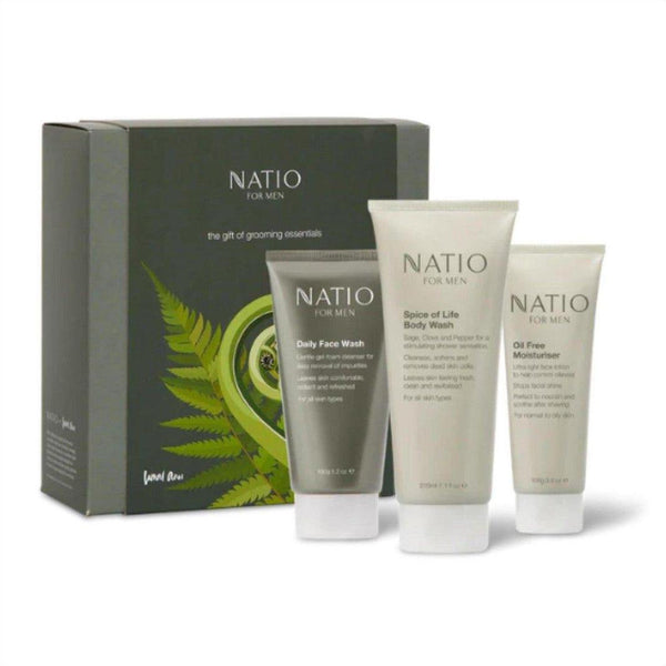 Natio River Rock Men's Skin Care Gift Set - Cosmetics Fragrance Direct ...