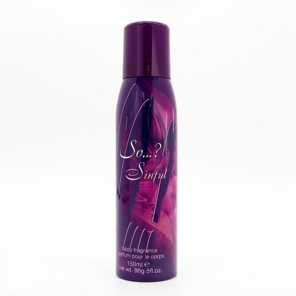 So...? Sinful Body Fragrance 150ml - Cosmetics Fragrance Direct ...