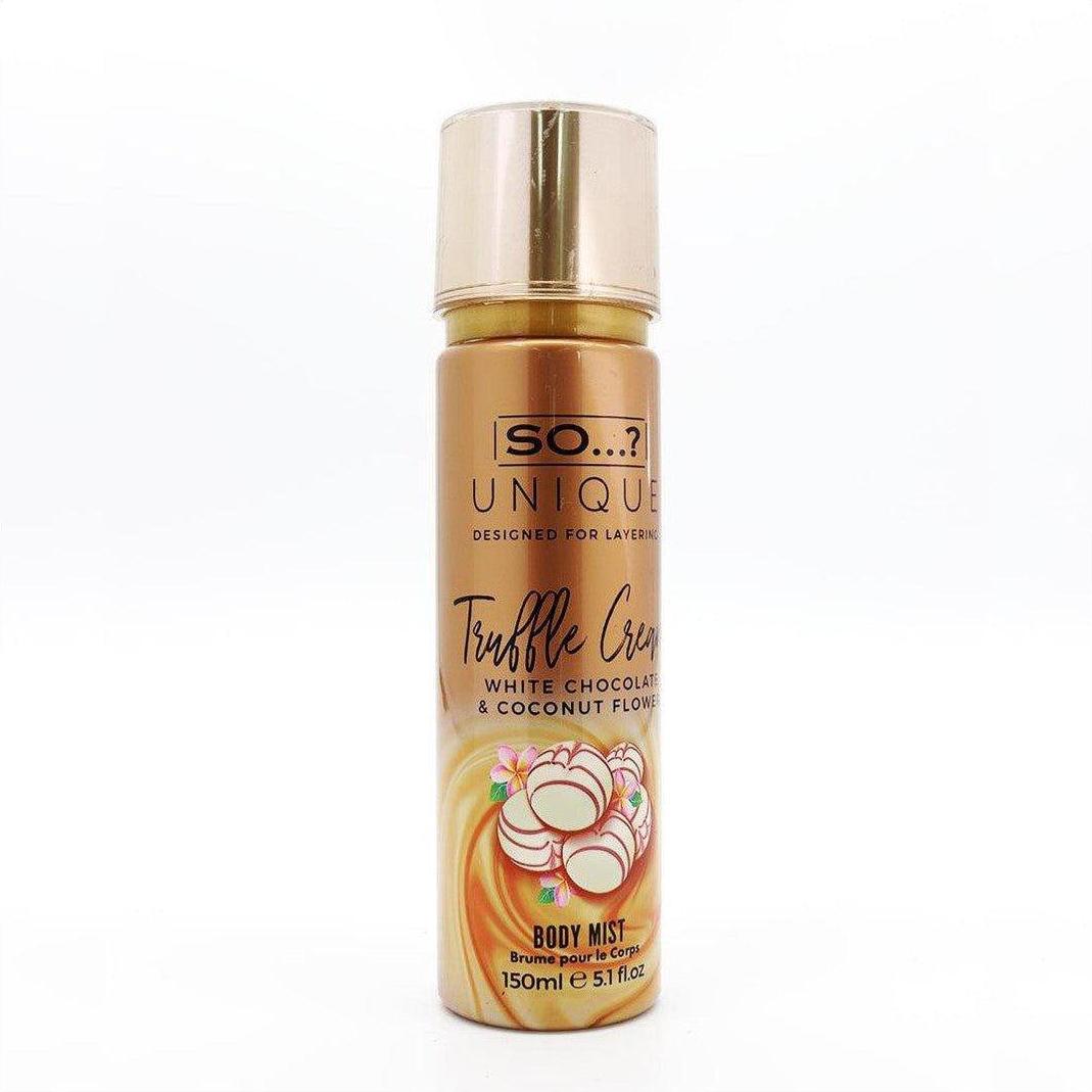 So...? Unique Truffle Cream Body Mist 150ml - Cosmetics Fragrance ...