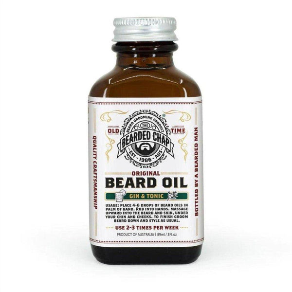 The Bearded Chap Original Beard Oil Gin & Tonic 89ml - Cosmetics ...